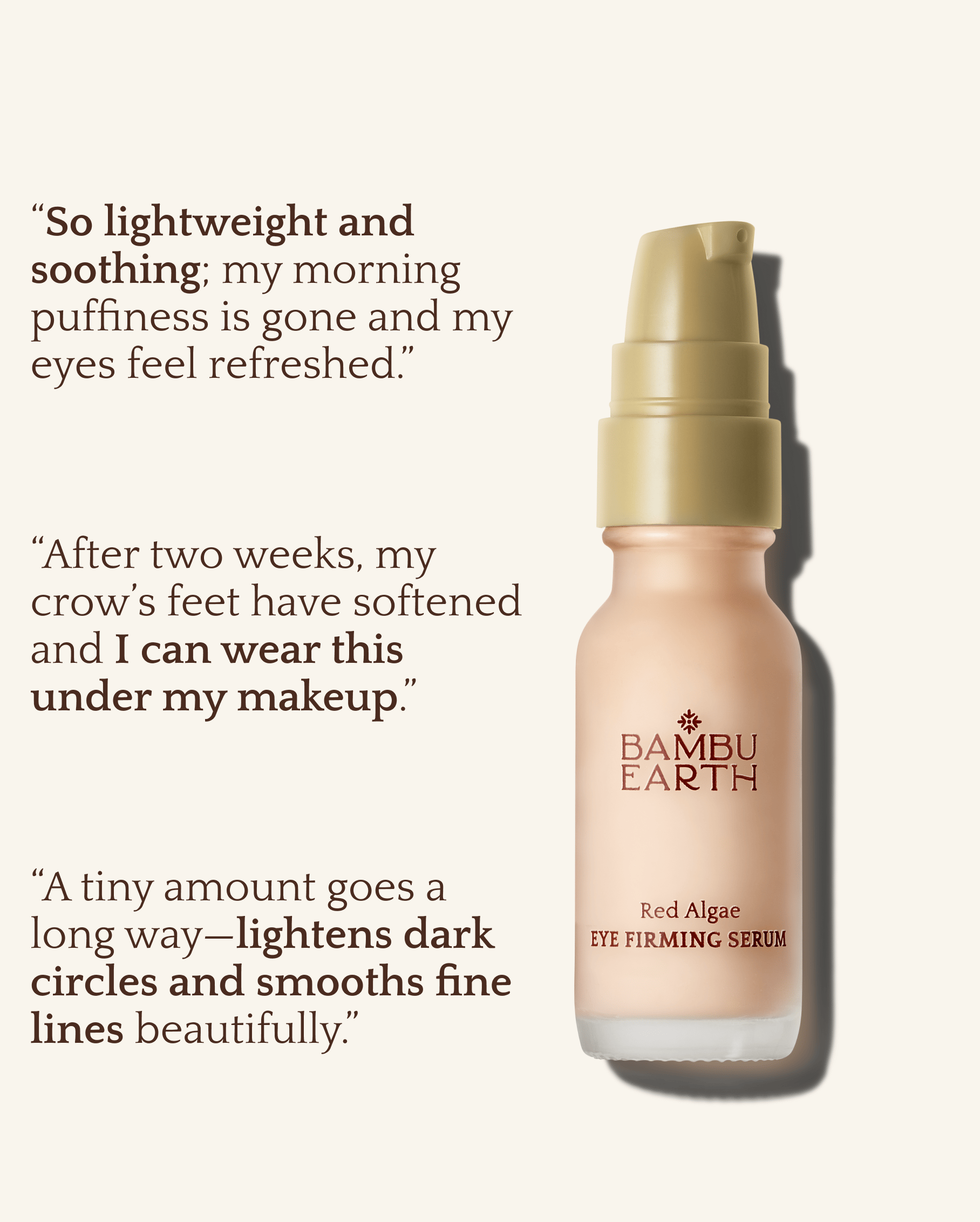 Red Algae Firming Eye Serum – Bambu Earth